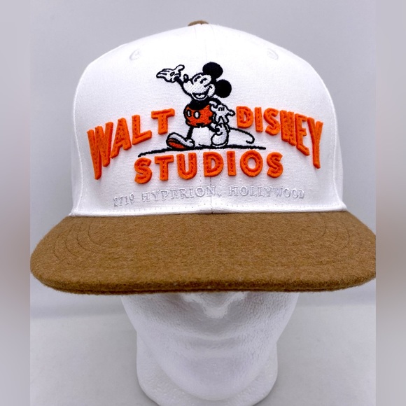 Disney | Accessories | Walt Disney Studios Hat White Mickey Mouse ...